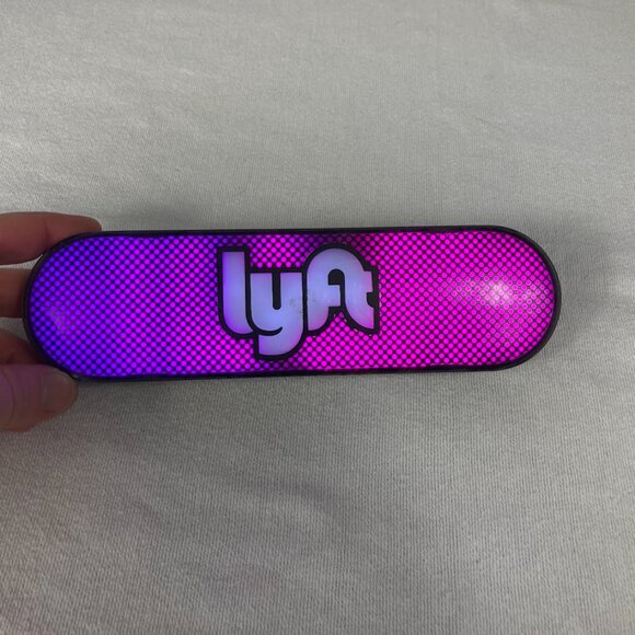 Lyft | Other | Original Lyft Ride Glow Light Sign For Vehicle Micro Usb ...